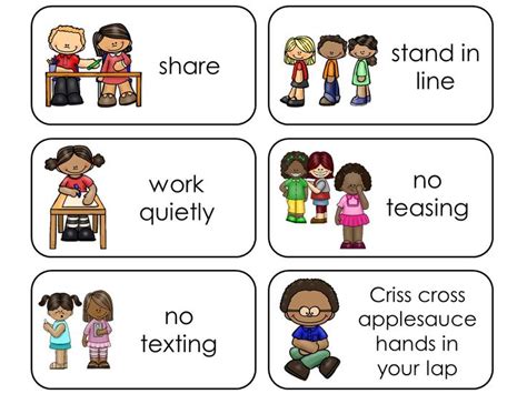 23 Classroom Rules Flashcards And Display Labels Made By Teachers Classroom Rules Classroom