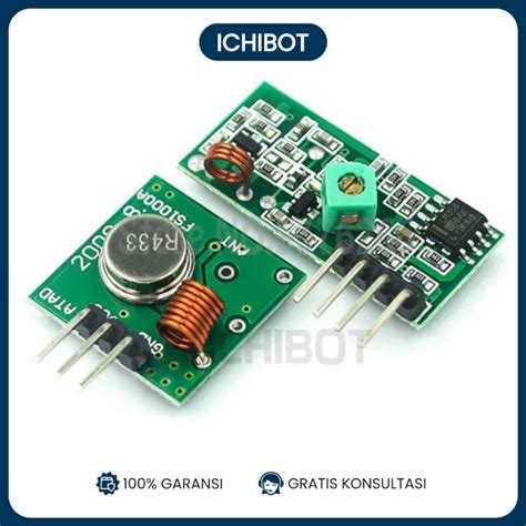 315mhz Wireless Modul Transmitter Receiver 1 Pasang Ichibot Store