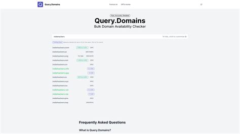 Query Domains Indie Hackers Discover Top Products For Efficient