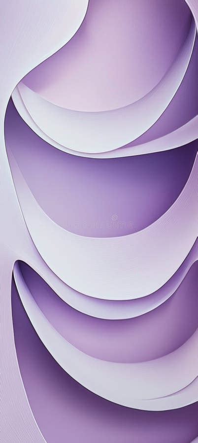 Smooth Undulating Purple Waves Create A Captivating Abstract