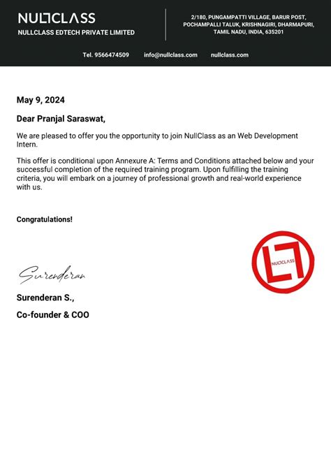 pranjal saraswat on linkedin excited grateful webdeveloper nullclass