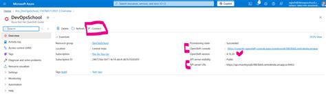Openshift Install And Configurations Using Azure Red Hat Openshift Aro With Azure Portal