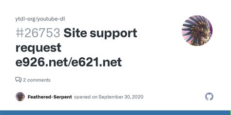site support request · issue 26753 · ytdl org youtube dl · github