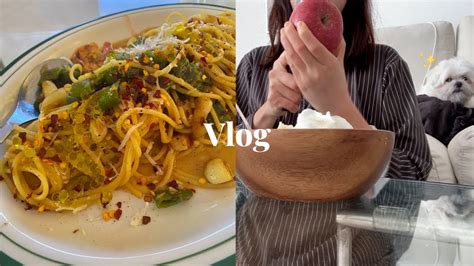 Vlog 집밥 브이로그🍚청양고추 오일파스타묵은지 닭볶음탕 밥솥카레•요리모음 2탄🍴 Youtube