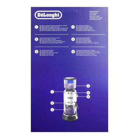 Buy Delonghi Dedica Coffee Grinder, KG521.M Online at Best Price in ...