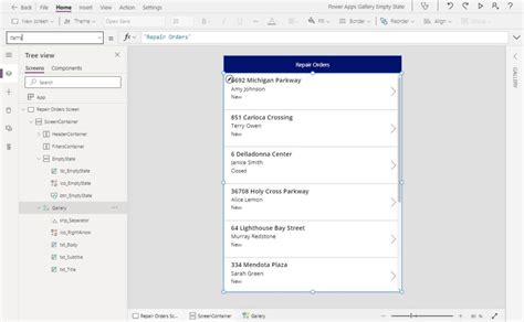 Show Message If A Power Apps Gallery Is Empty Matthew Devaney