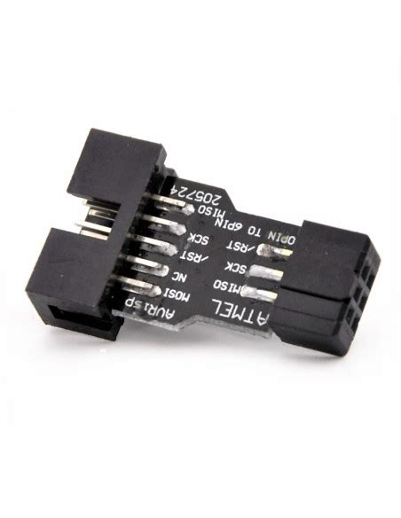 Programador Atmel Avr Usbasp Usbisp Con Adaptador De A Pines
