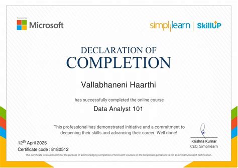 Dataanalysis Excelskills Analytics Certification Learningjourney