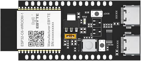 2 4g Esp32 C6 Wifi Bluetooth Test Board Esp32 C6 Wroom 1 Tb Ble5 3 Wifi6 Mqtt Ipv6 8 Flash At