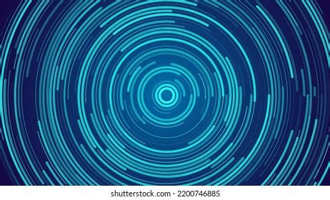 Concentric Circles Abstract Sound Wave Background Stock Vector Royalty