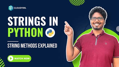 V Strings In Python String Methods Python Tutorial YouTube