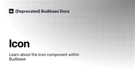 icon deprecated budibase docs