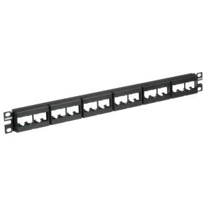 Panduit CPP24WBLY Mini Com Modular Empty Patch Panel 24 Port Graybar Store