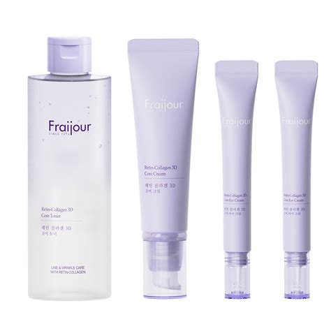 Evas Fraijour Retin Collagen 3D Core Gift Set 250/50/15x2ml - Набор ...