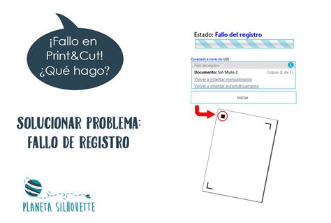 ¡oh No ¡fallo De Registro Planeta Silhouette