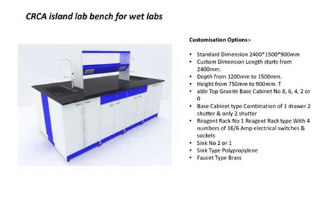 Angular Chemistry Lab Table At ₹ 65000 Rajeev Nagar Gurgaon Id