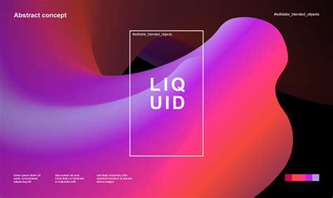 3d 흐름 모양을 가진 유행 추상적인 디자인 템플릿입니다 동적 그라데이션 컴포지션 랜딩 페이지 커버 브로셔 전단지 프레젠테이션