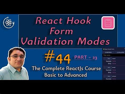 React Hook Form Tutorial In Hindi Validation Modes Explained In Hindi 44 YouTube