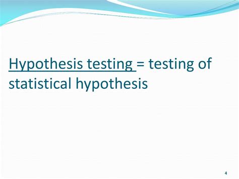 Ppt Statistical Inference Hypothesis Testing Powerpoint Presentation