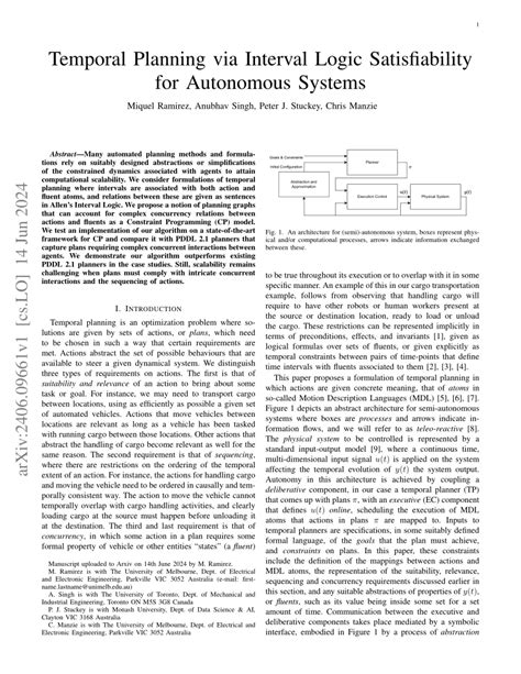 pdf temporal planning via interval logic satisfiability for