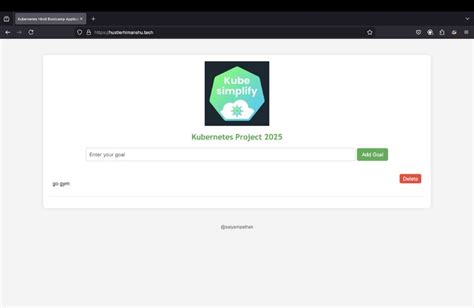 Deploying An Application On Kubernetes With Application… Himanshu Choudhary