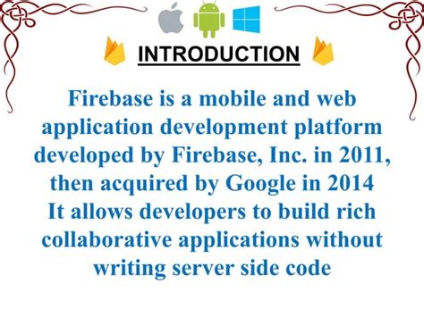 Firebase Ppt Free Download Firebase Ppt Free Download