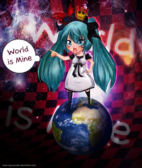 Hatsune Miku World Is Mine By Rayuzumaki On Deviantart