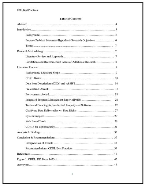Contract Data Requirements List Cdrl Best Practices — Cmstat
