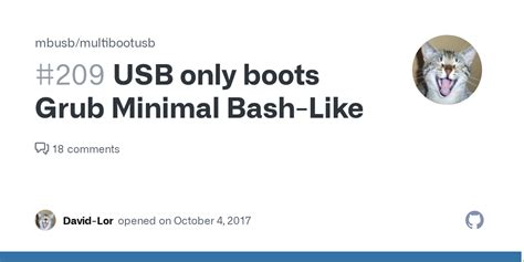 Usb Only Boots Grub Minimal Bash Like · Issue 209 · Mbusbmultibootusb