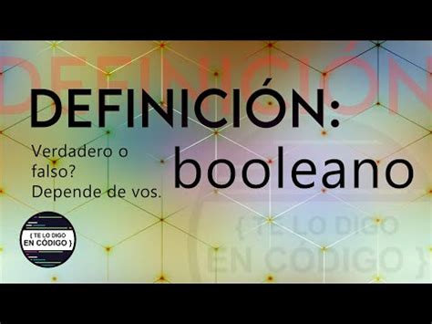 Tipos De Datos Booleanos TIPOSDE