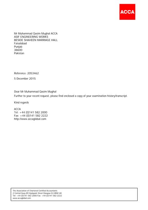 205346205122015 Acca Transcript Pdf Business Accounting And Finance Business