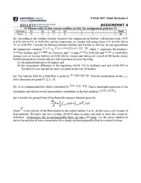 Assignment Solutions ENGR EL Studocu