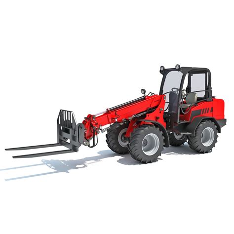 Telescopic Telehandler 3d Model Turbosquid 2035285