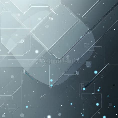 Minimalist Tech Background With Layered Transparent Shapes Stock Illustration Illustration Of