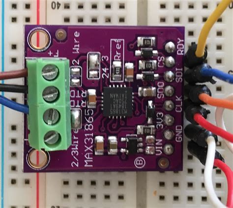 Max31865 Pt100 Sensors Arduino Forum