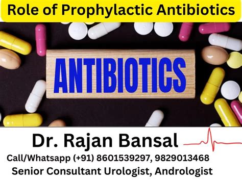 The Role Of Prophylactic Antibiotics Before Urological Surgeries