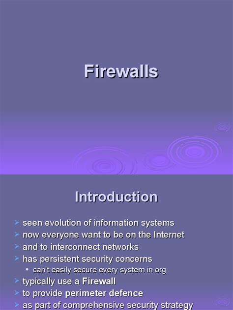 Firewalls Pdf