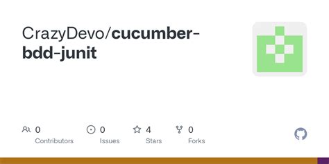 github crazydevo cucumber bdd junit