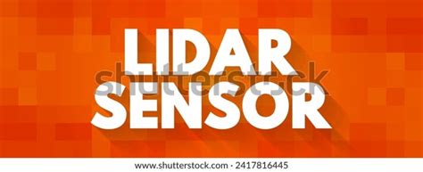 Lidar Sensor Remote Sensing Method That Stock Vector Royalty Free