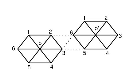 Schematic Diagram Of The Triangular Lattice With Hexagonal Blocks Only Download Scientific