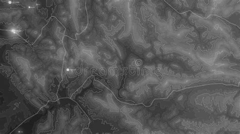 Terrain Big Data Visualization Futuristic Map Infographic Complex Topographical Data Graphic