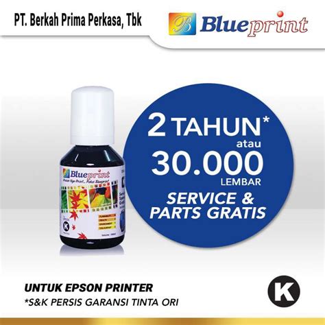 Jual Blueprint Tinta Epson Printer Refill For Epson ML Warna Hitam Di Seller