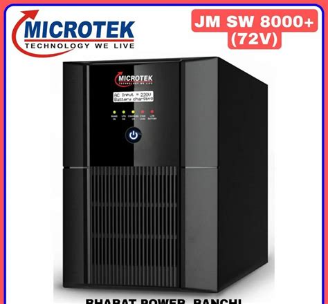 Microtek Jm Sw 8000 Plus 72v Inverter For Home 100 V At ₹ 35800 Piece In Ranchi