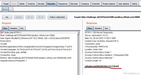 学习记录 2 —— ctfhub 302跳转 csdn博客