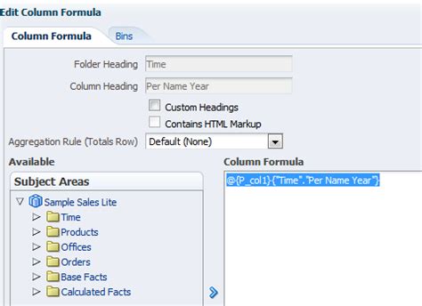 OBIEE In IL OBIEE Selecting Columns Dynamically Part Simple Prompt