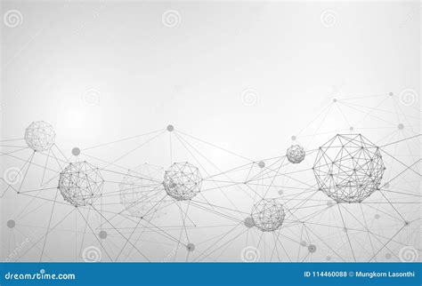 Abstract Molecule Background Royalty Free Stock Image Cartoondealer