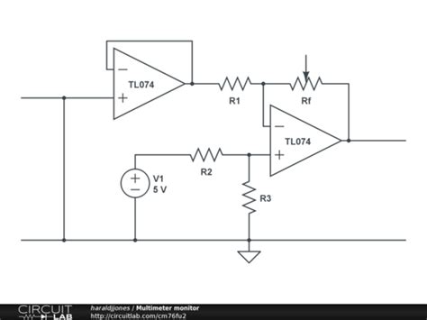 Multimeter Monitor CircuitLab