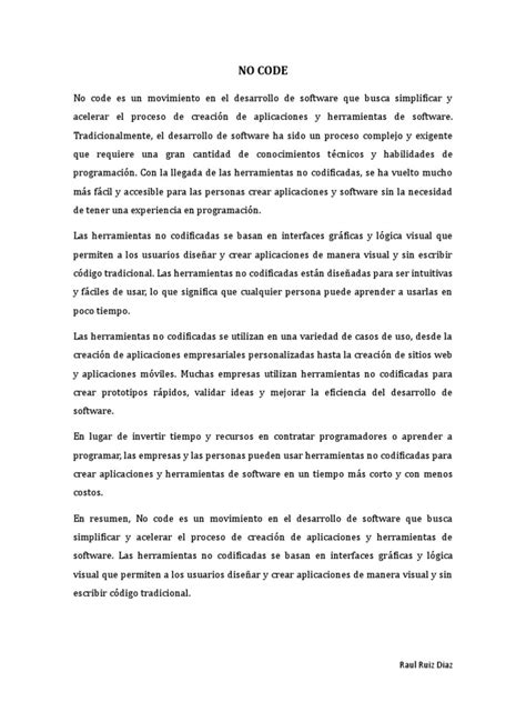 Nocode Pdf