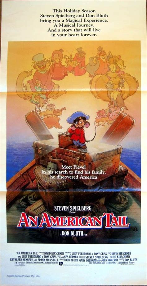 An American Tail Movie Poster An American Tail Movie Posters
