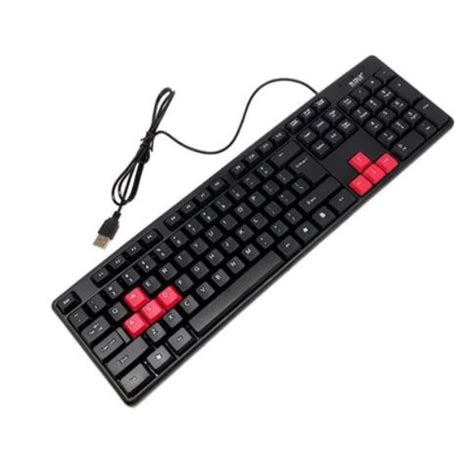 Jual Keyboard M Tech Usb 2 0 Wired Membrane Standard 104 Keys Fullsize For Laptop Pc Aio Stk 01